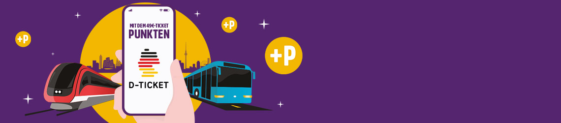 Mit dem 49€ Ticket punkten | DeutschlandCard